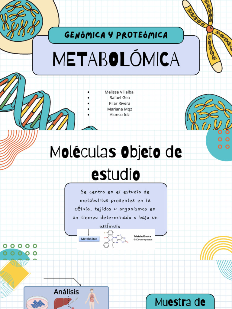 METABOLÓMICA | PDF | La metabolómica | Biología