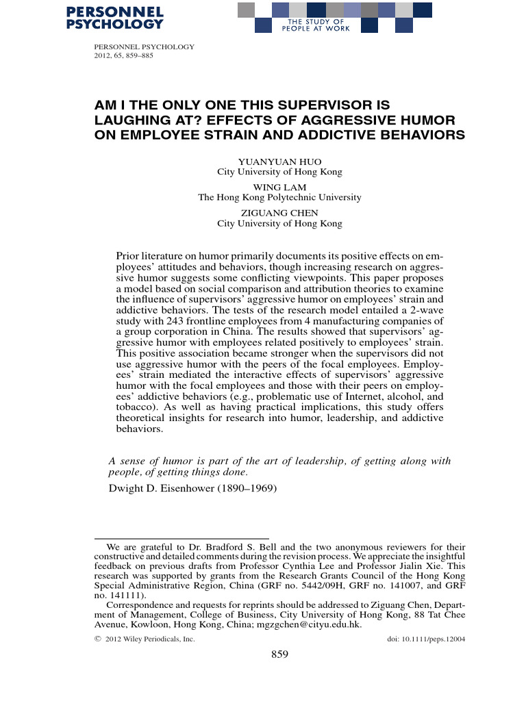 Huo, Y., Lam, W., & Chen, Z. (2012) | PDF | Structural Equation ...