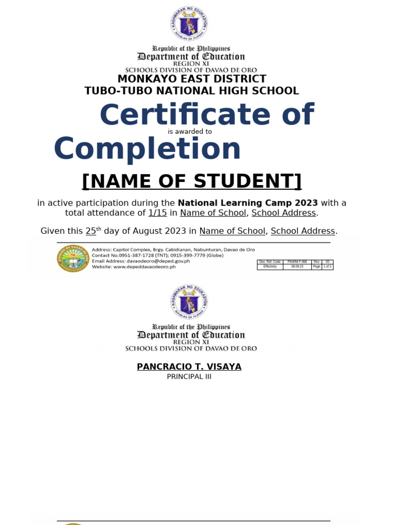 CERTIFICATE-OF-COMPLETION-NLC-2023 | PDF