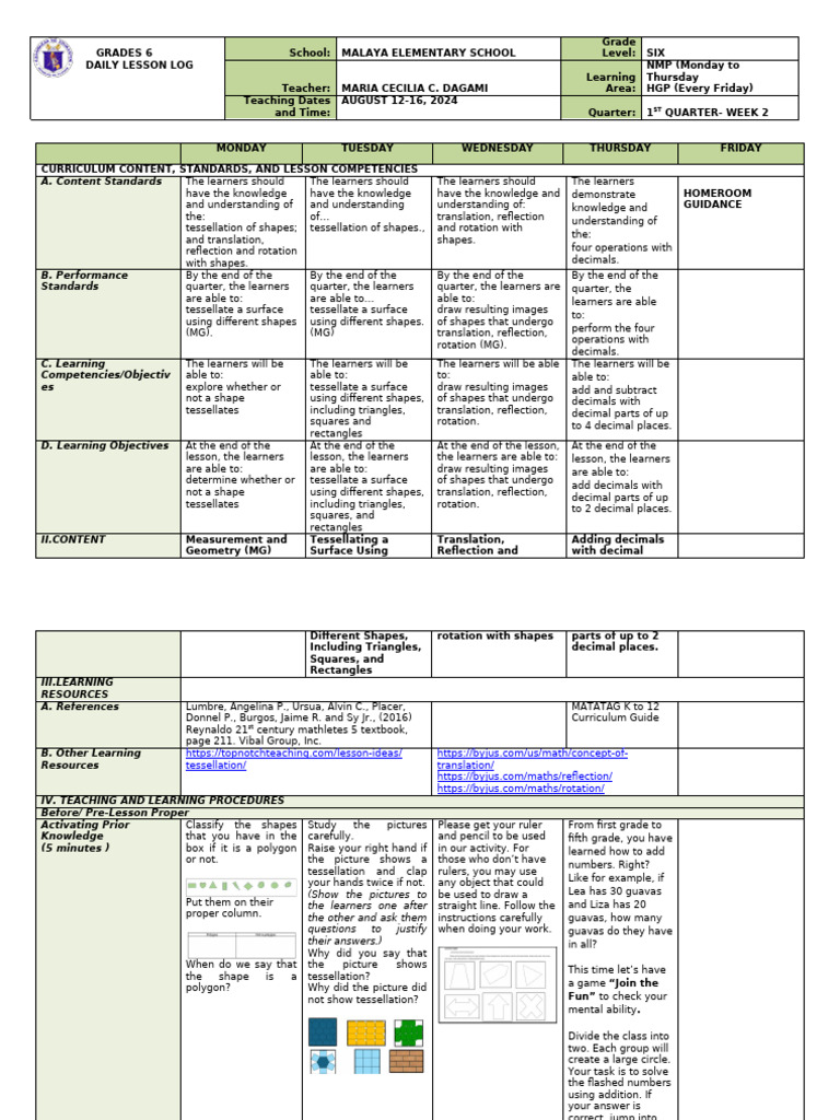 NMP Q1 | PDF | Shape | Rectangle