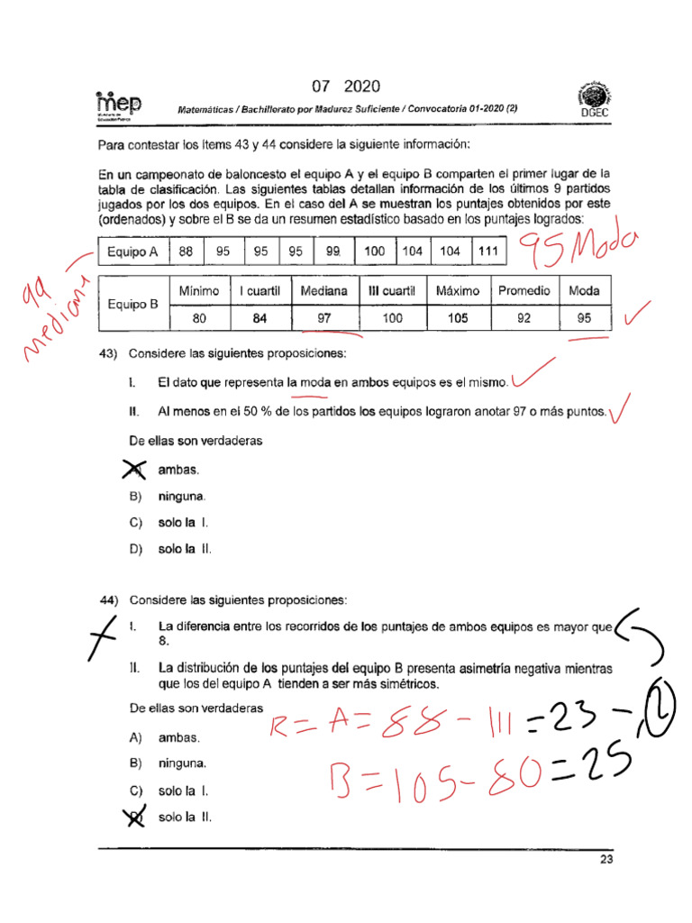 01-2020 (2) BXM QUIZ 1 ESTADISTICA Y PROBABILIDAD | PDF