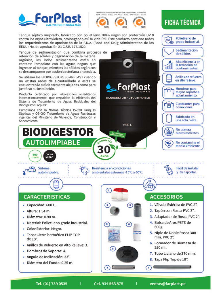 F.T Bio 600 | PDF