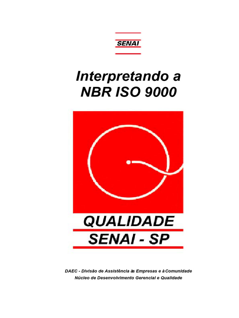 Interpretando A NBR ISO 9000 | PDF | ISO 9000 | Qualidade (negócios)