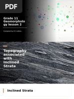 Understanding Inclined Rock Strata | PDF | Erosion | Geomorphology