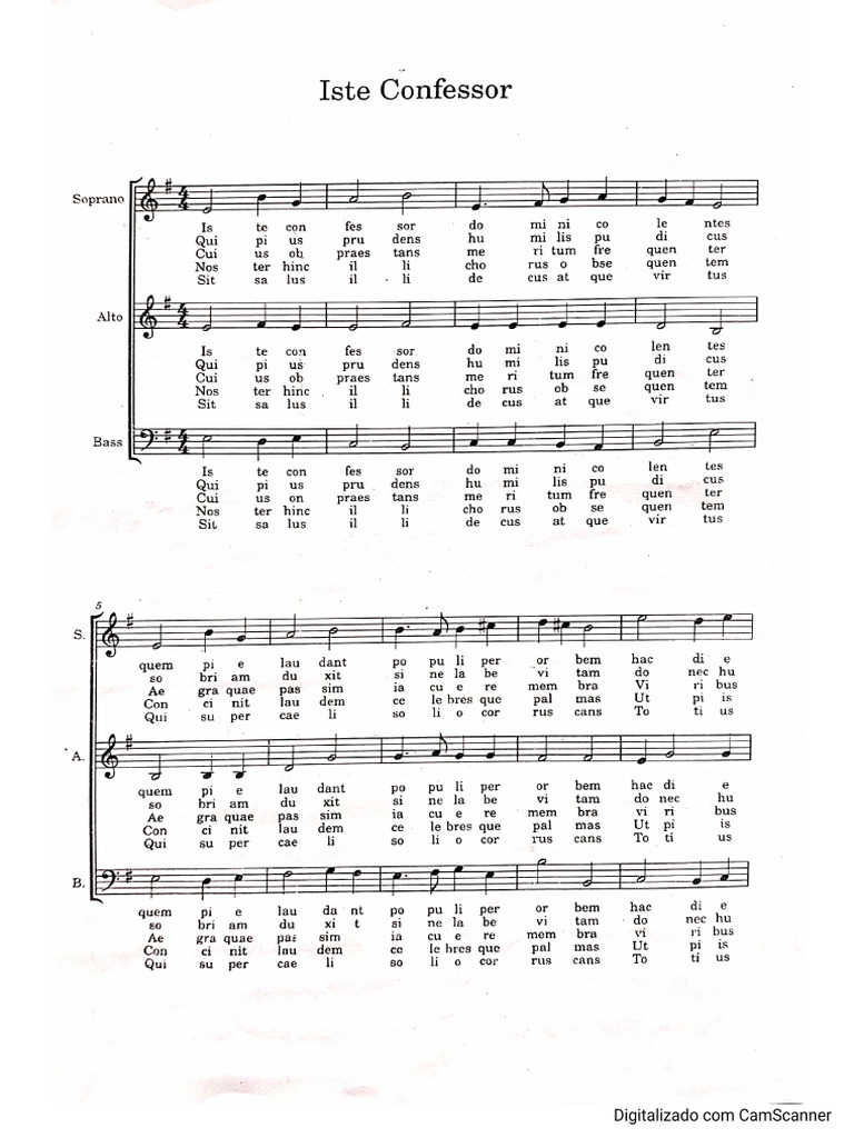 Iste Confessor | PDF