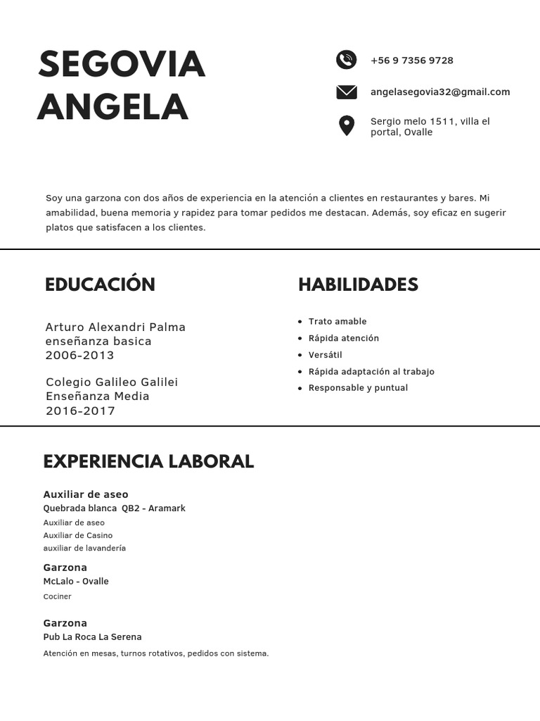 Cv. Angela Segovia - 20240722 - 141203 - 0000 | PDF