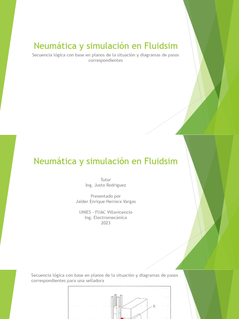 Simulación Neumática en Fluidsim | PDF | Ingeniería mecánica ...