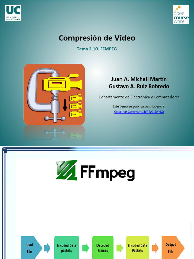 Bloque 2. Tema 10. FFMPEG | PDF | Mp3 | Vídeo