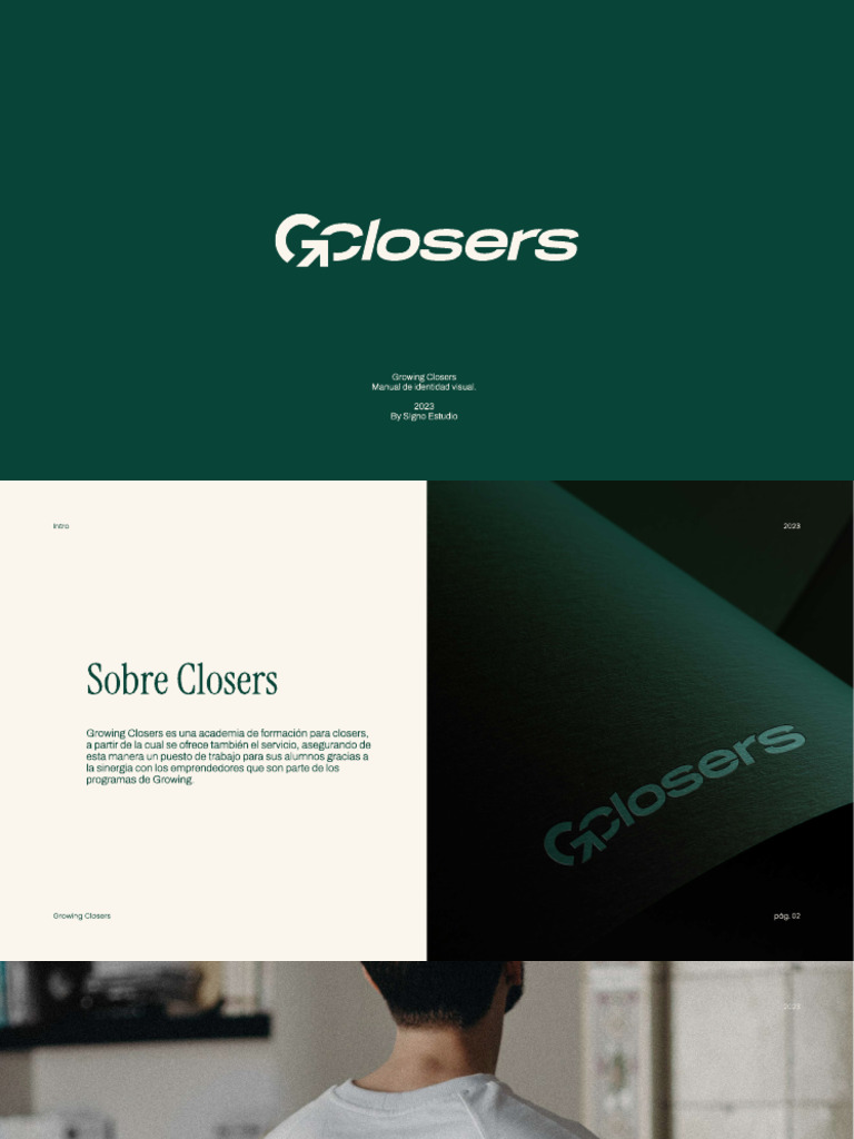 Manual de Identidad Visual Growing Closers | PDF | Marca | Promoción y comunicaciones de marketing