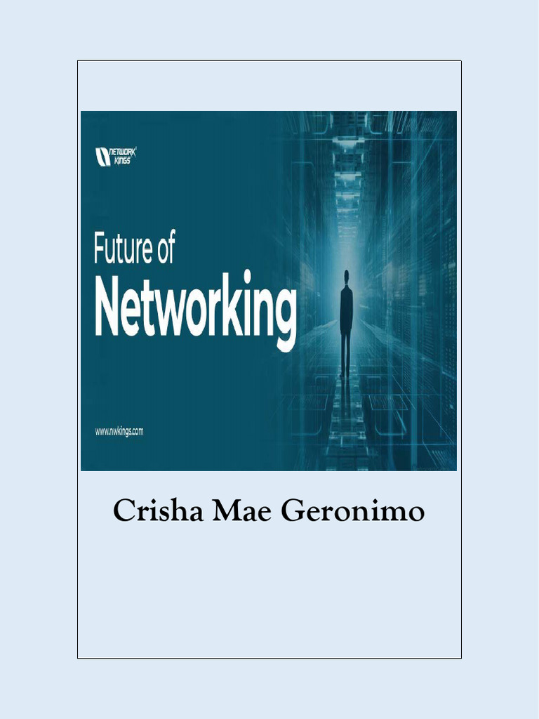 Crisha Mae Geronimo E Book | PDF | Client–Server Model | Peer To Peer