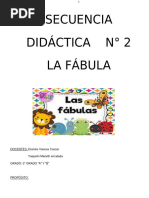 Secuencia Didáctica FABULAS | PDF | Fábula | Maestros