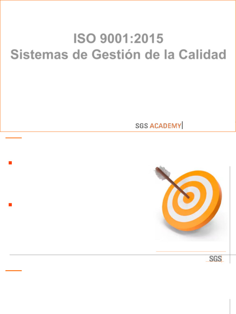 Material Aprendizaje - ISO 9001.2015 Sistemas de Gestión Calidad | PDF | Sistema de manejo de ...
