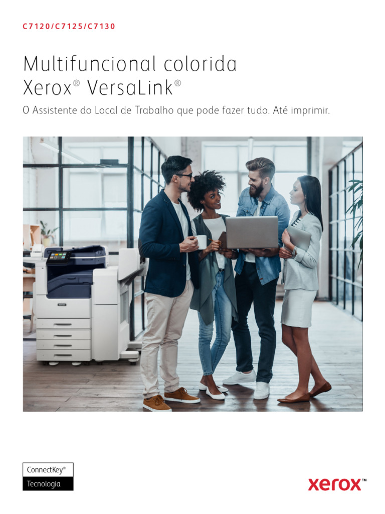 Multifuncionais Color Xerox Versalink c7120 c7125 c7130 | PDF ...