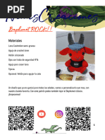 Patrón Amigurumi: Baby Goth Bunny | PDF