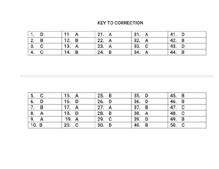 Science Ans Key | PDF