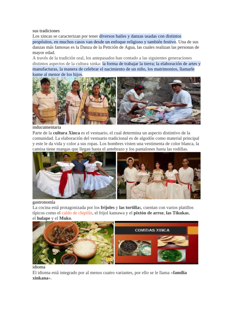 XINCAS | PDF | Bailes | Gramática