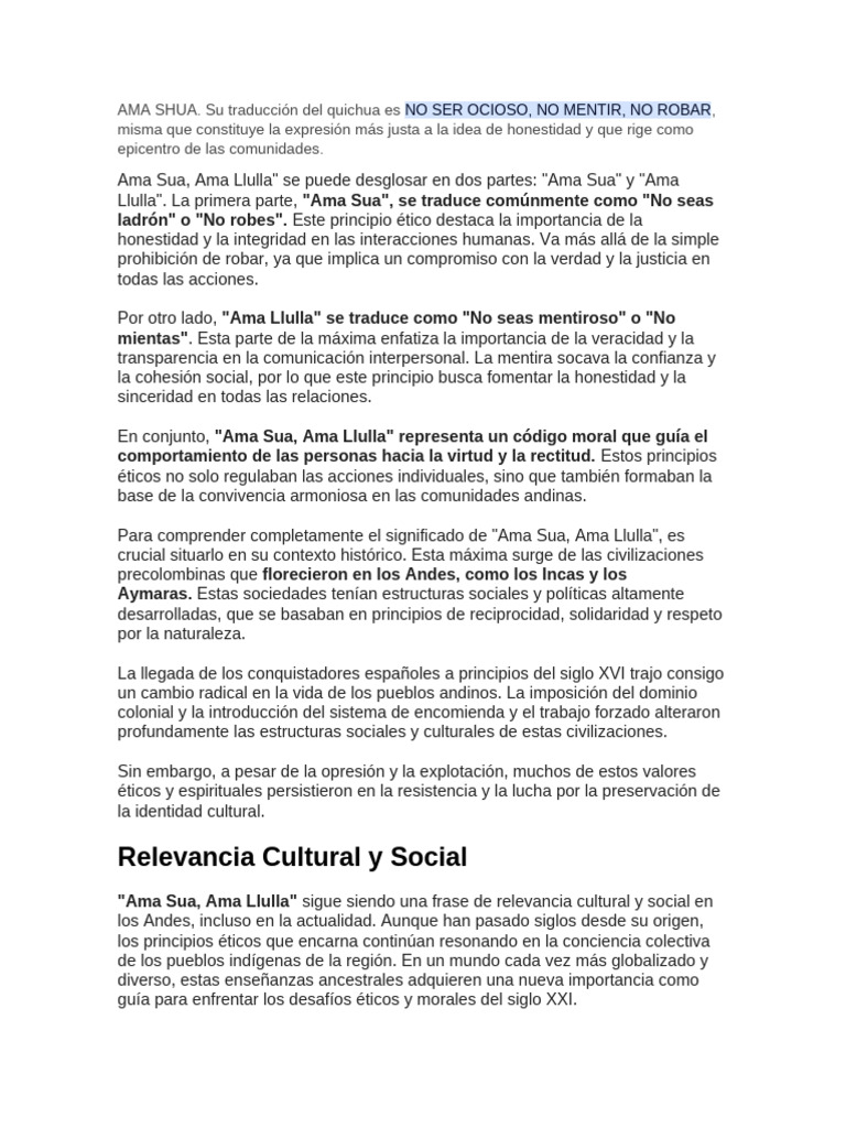 Ama Shua | PDF | Moralidad | Justicia