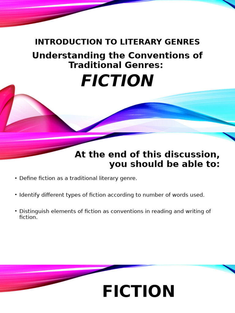 CNF q3 - Lesson 1 Fiction | PDF