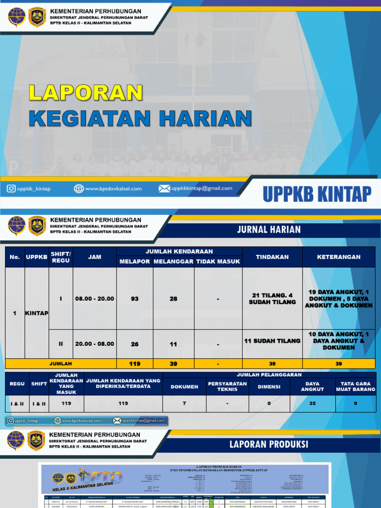 Laporan Produksi Harian Uppkb Kintap 18 Juli 2024 Shift 2 | PDF
