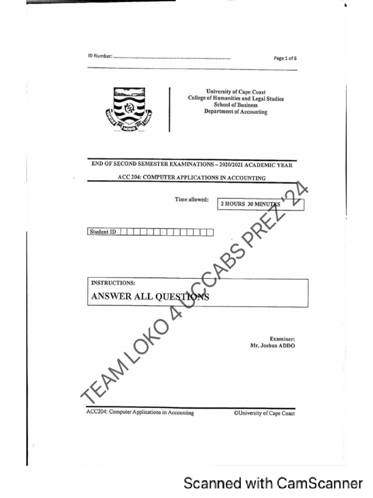 ACC 204 Pasco Sindric Loko | PDF