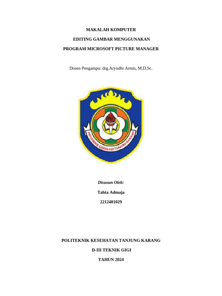 Teknik Editing Gambar di Picture Manager | PDF | Bisnis