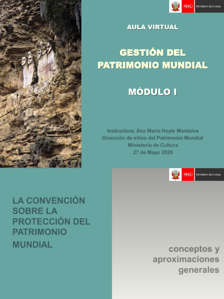 Aula Virtual Gesti N Del Patrimonio - M Dulo I La Convenci N P Ginas Eliminadas | PDF ...