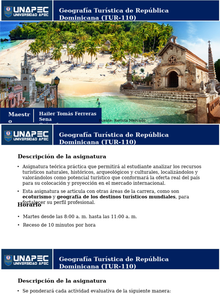 TUR-110 | PDF | Geografía | Turismo