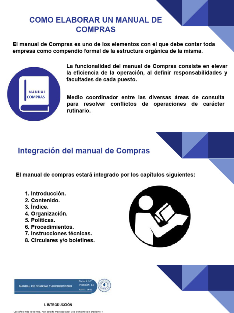 PASOS PARA ELABORAR UN MANUAL DE COMPRAS | PDF | Business