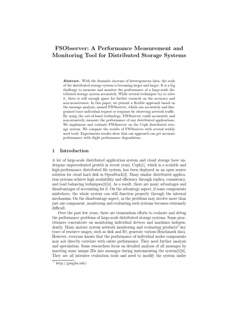 FSObeserver | PDF | Port (Computer Networking) | Internet Protocols