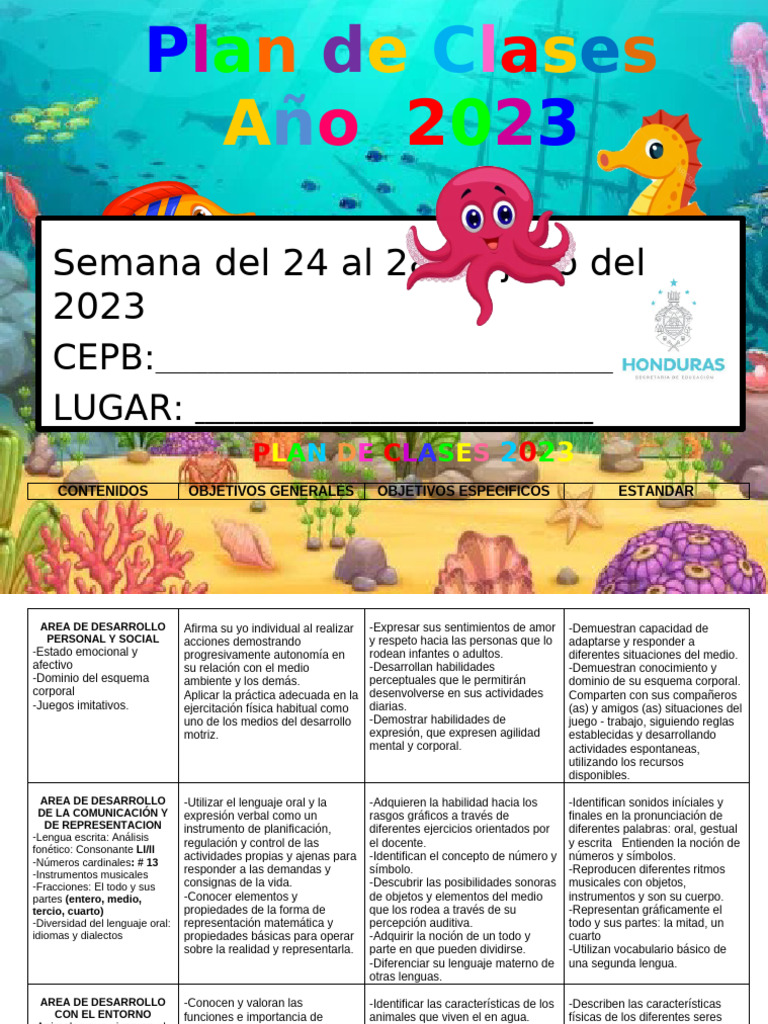 Plan de Clases Animales Acuaticos | PDF | Comunicación