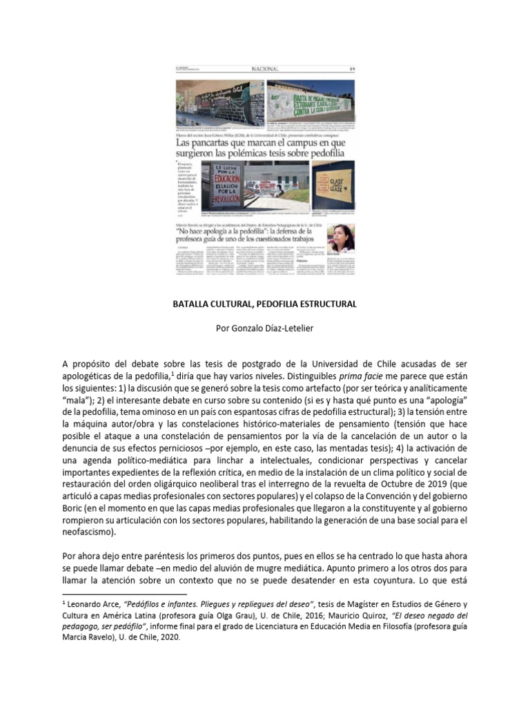 Gonzalo Díaz-Letelier - Batalla Cultural Pedofilia Estructural 29-12 ...