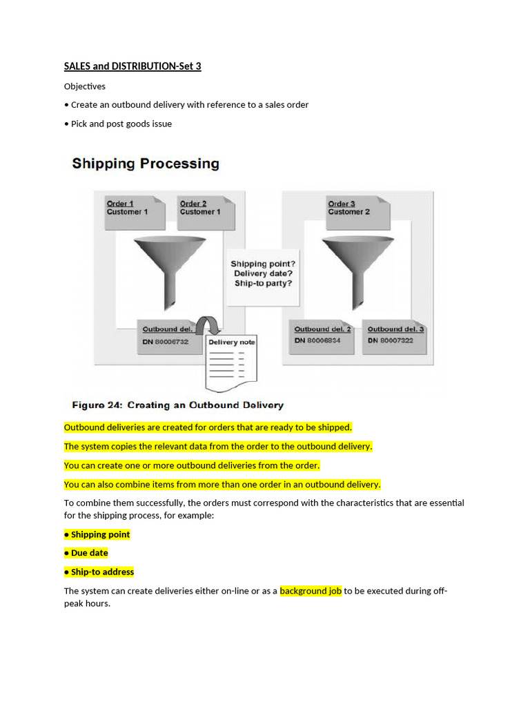 SALES and Distribution Set 3 | PDF | Invoice | Business