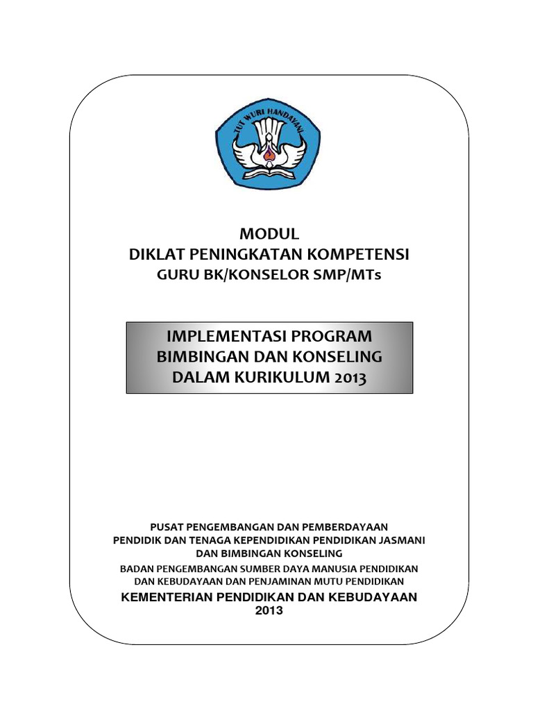 Implementasi Program Bimbingan Dan Konseling Dalam Kurikulum | PDF