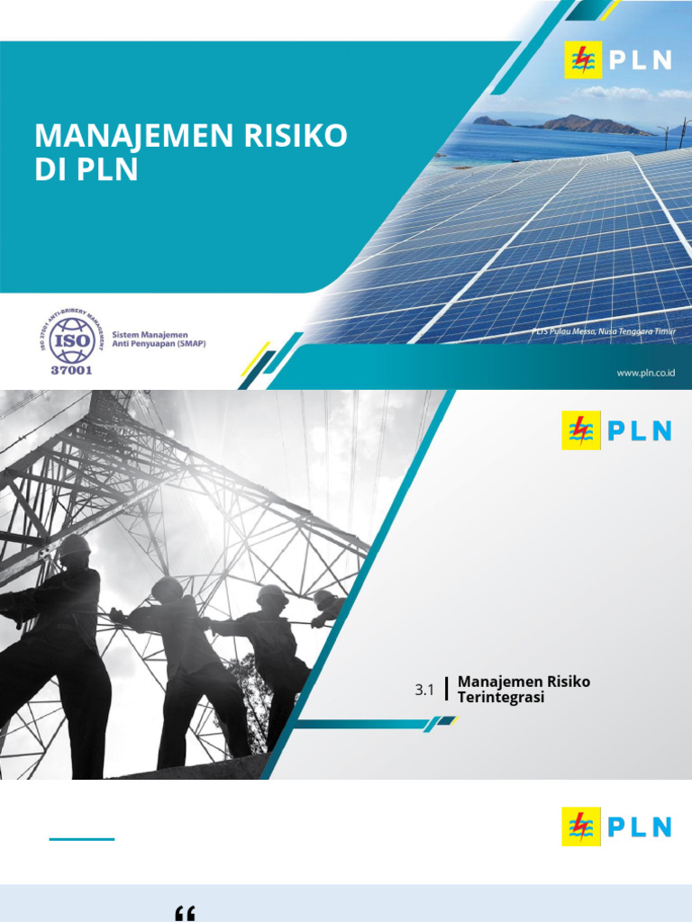 Manajemen Risiko Di PLN | PDF