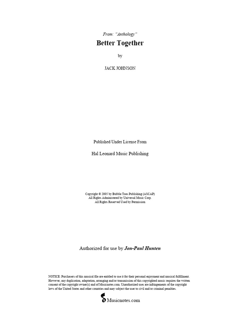 Better Together | PDF