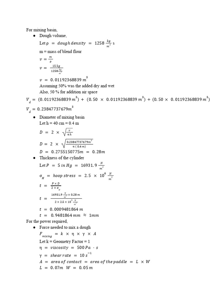 Design 1 Calc 2 | PDF | Engines | Mechanical Engineering
