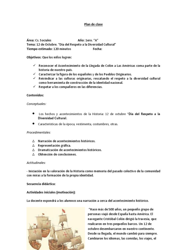 Actividades para el Día de la Diversidad Cultural | PDF | Diversidad ...