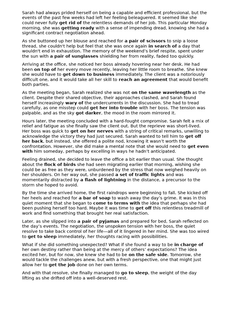 Idiom Story 2 - Level B2 | PDF