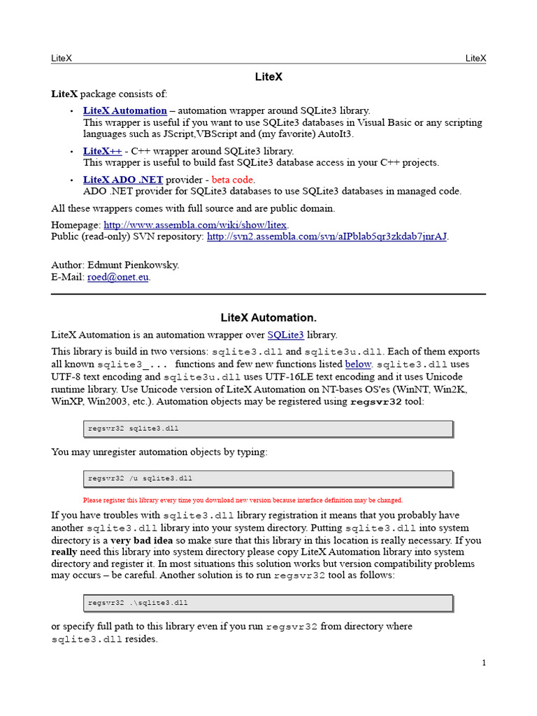 Litex Automation | PDF | Parameter (Computer Programming) | Databases
