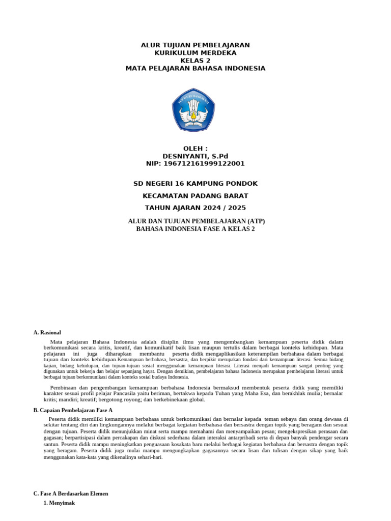 Atp - B.indo | PDF