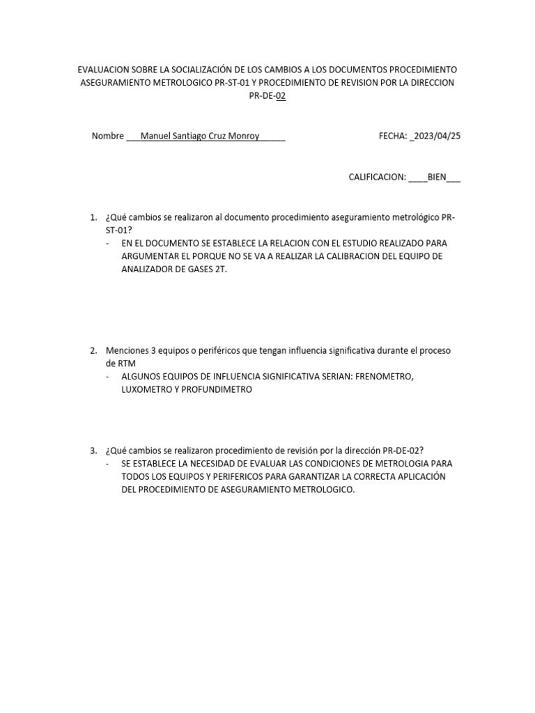 Evaluacion Socializacion NC1 | PDF | Science