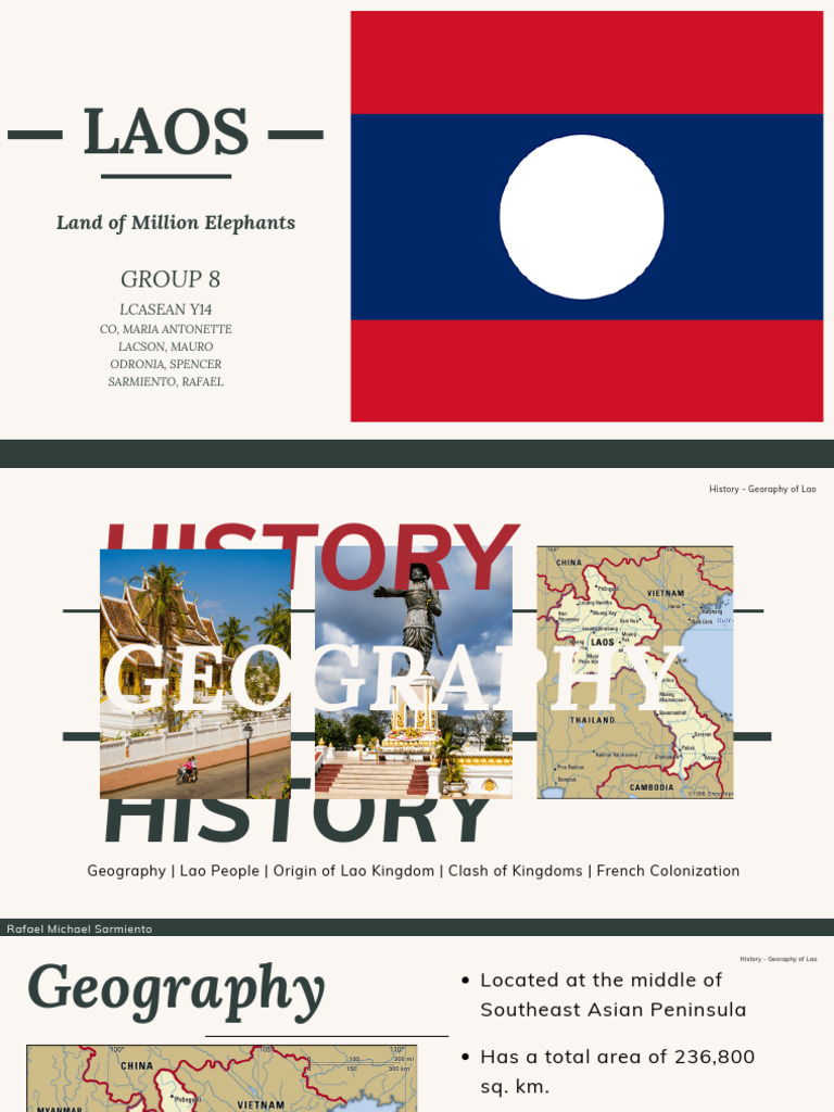 Lcasean Laos GRP 8 | PDF | Laos | Southeast Asia