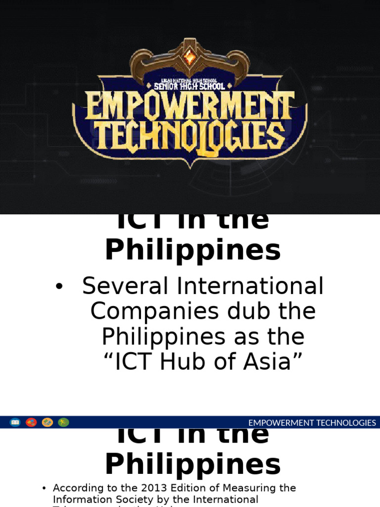 Empowerment Technologies Lesson 1 | PDF | World Wide Web | Internet & Web