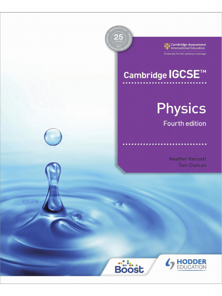 TextbookCambridge IGCSE Physics 4th Edition Hodder - Optimized | PDF