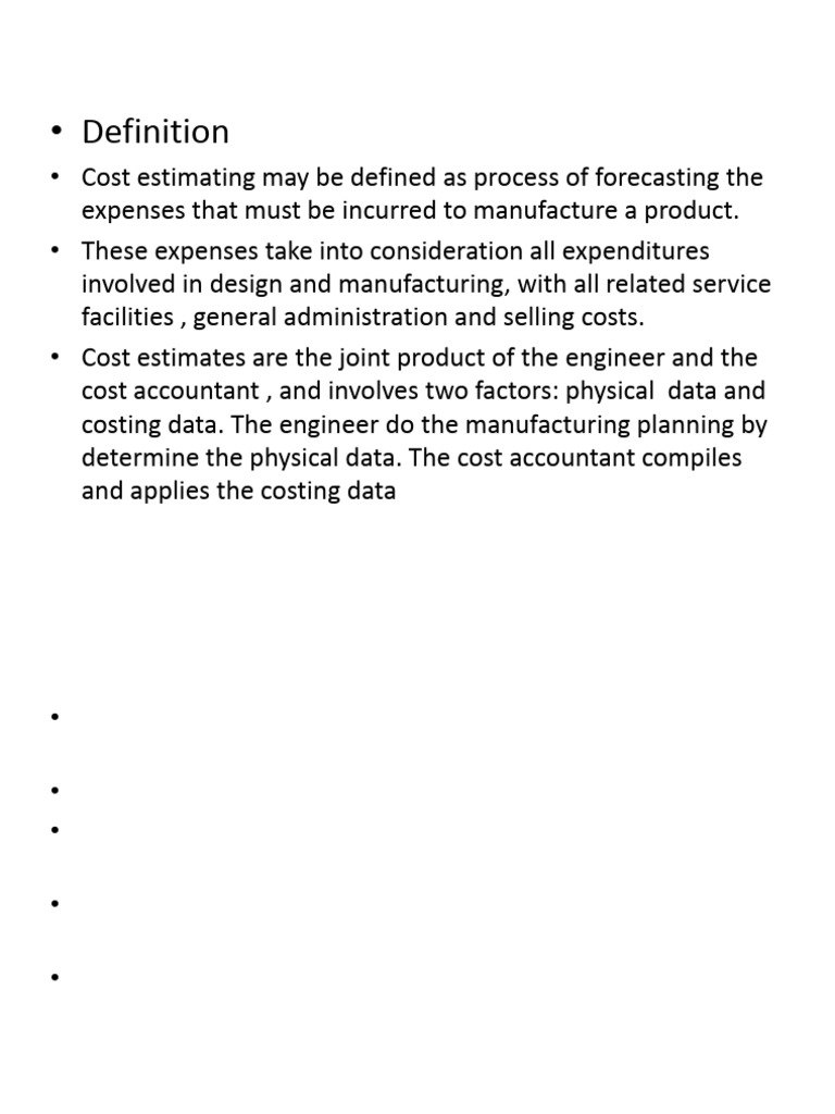 cost engineering | PDF | Cost | Cost Accounting