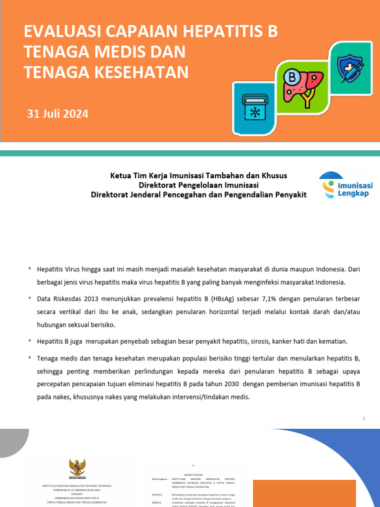 Evaluasi Imunisasi Hepatitis B Nadis Nakes | PDF