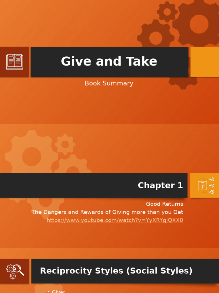 Chapter 1: The Power of Givers | PDF | Motivation | Motivational