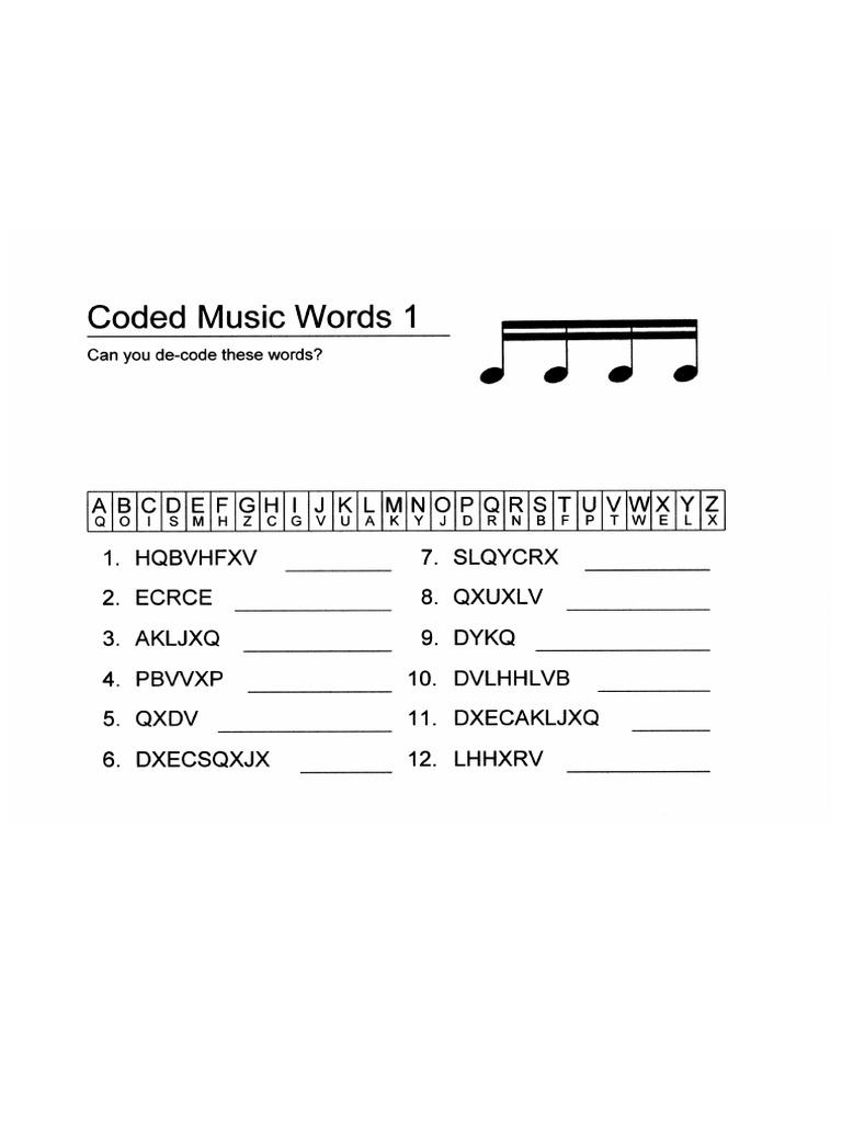 Coded Words | PDF