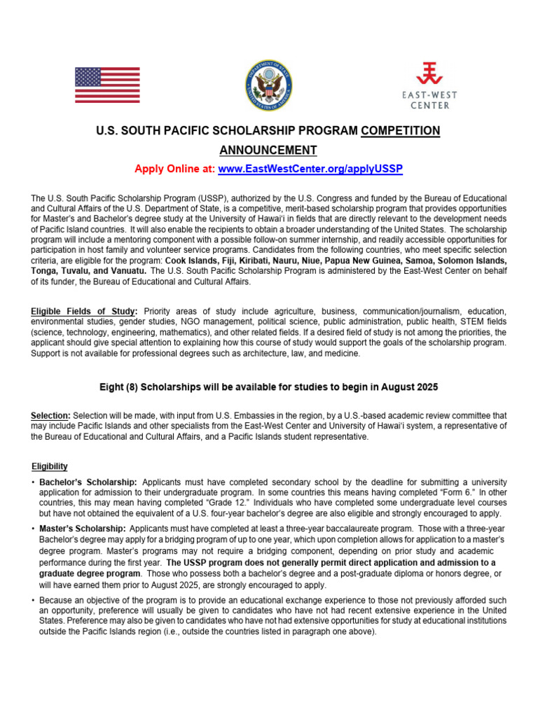 Competition Announcement | PDF | Bachelor's Degree | Academic Degree