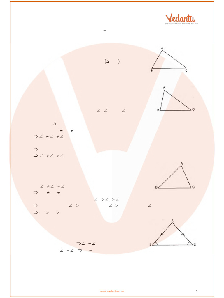PDF - Notes - Triangles | PDF | Triangle | Triangle Geometry